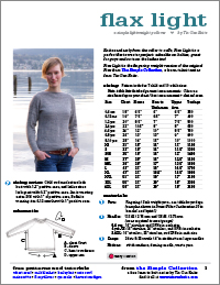 Flax Light by Tin Can Knits – tin can knits